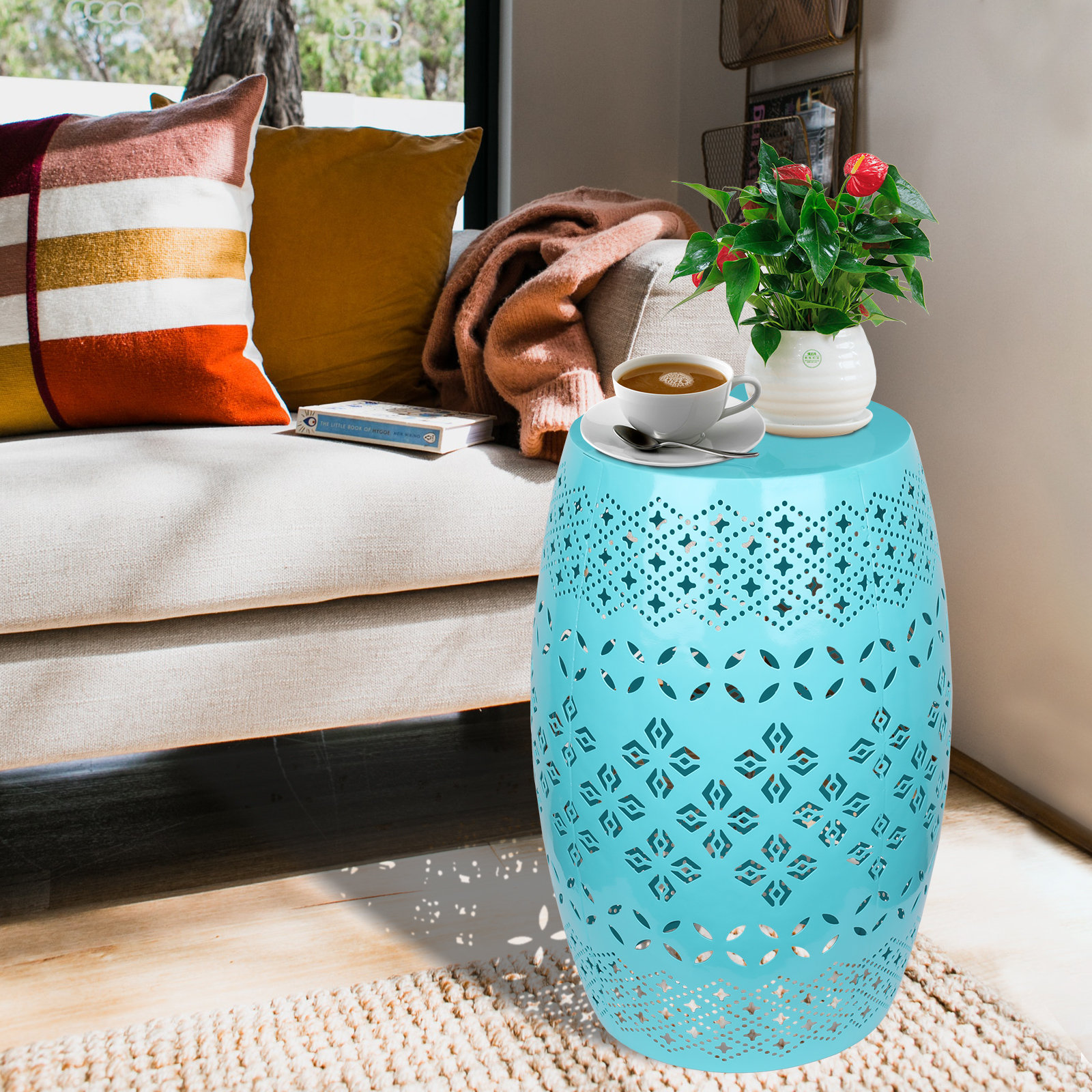 Red Barrel Studio Stainless Steel Side Table | Wayfair