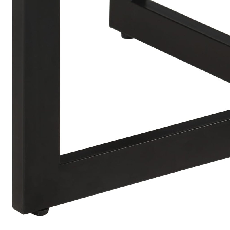 Millwood Pines Dining Table 43.3" x 29.5" Solid Wood Mango | Wayfair