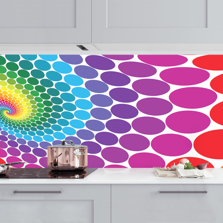 Ivy Bronx Andi Magic Points 60 x 210cm PVC Tile in Variegated | Wayfair ...