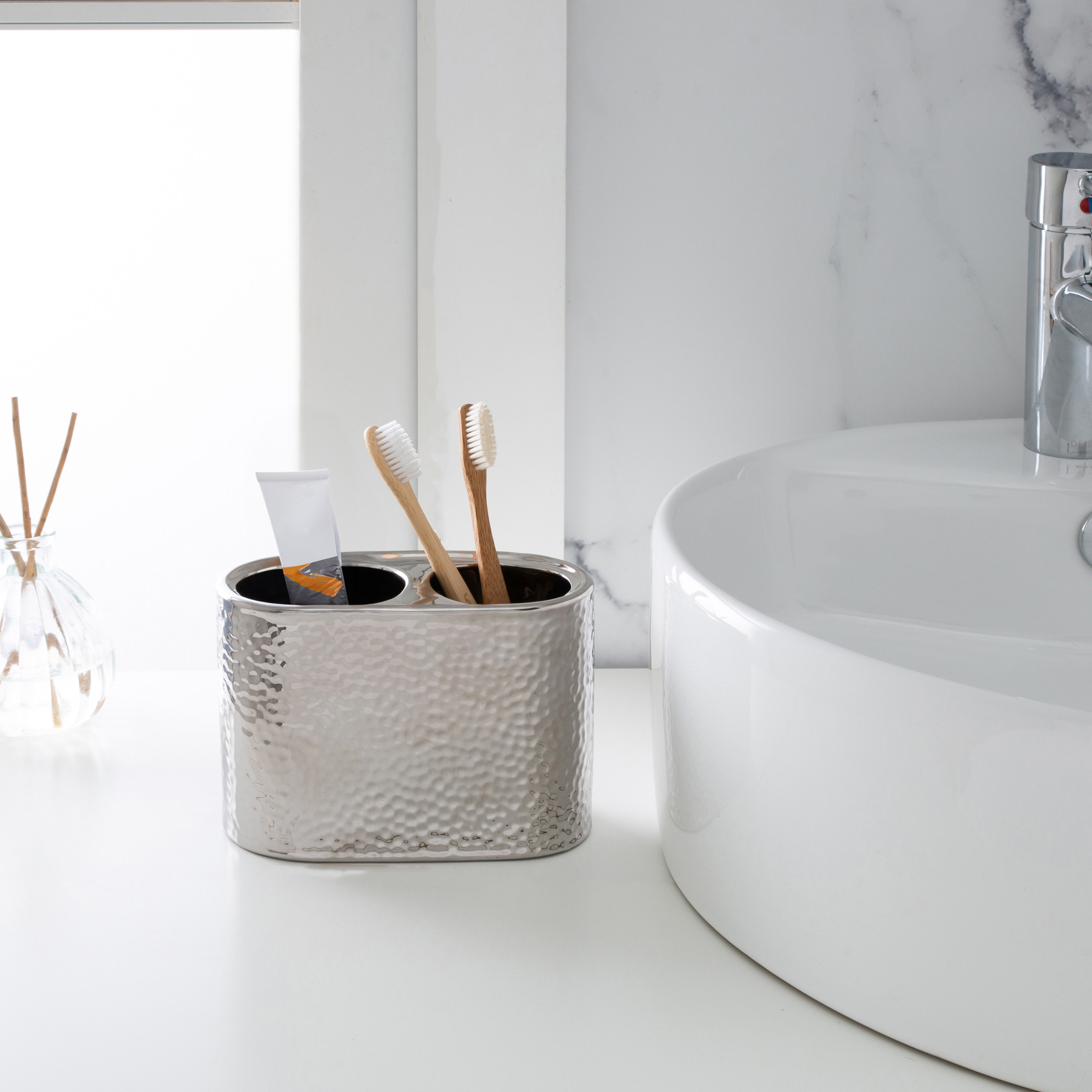 Elle Decor Ceramic / Porcelain Toothbrush Holder - Wayfair Canada