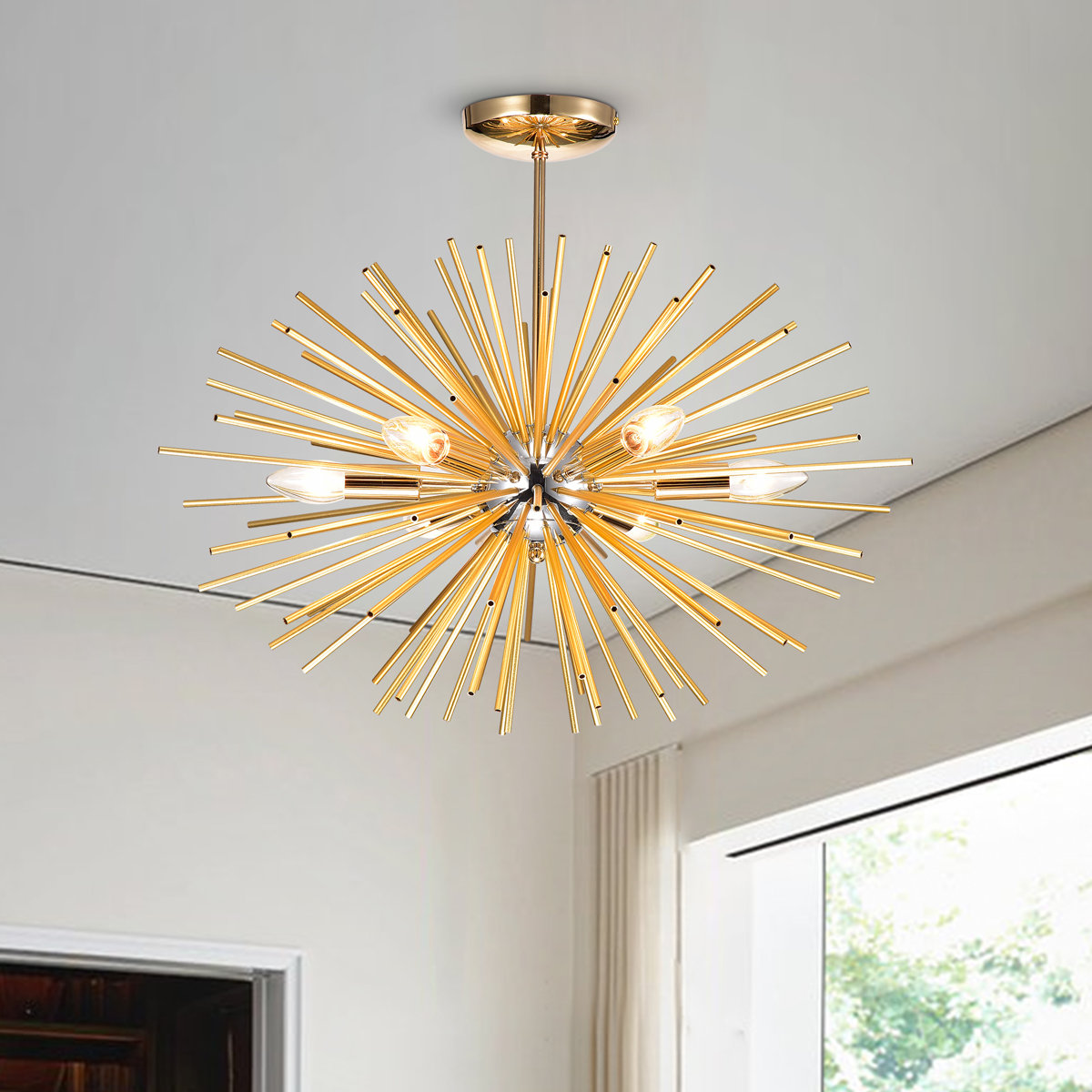 Wrought Studio Mosqueda 6 - Light Sputnik Sphere Chandelier & Reviews ...