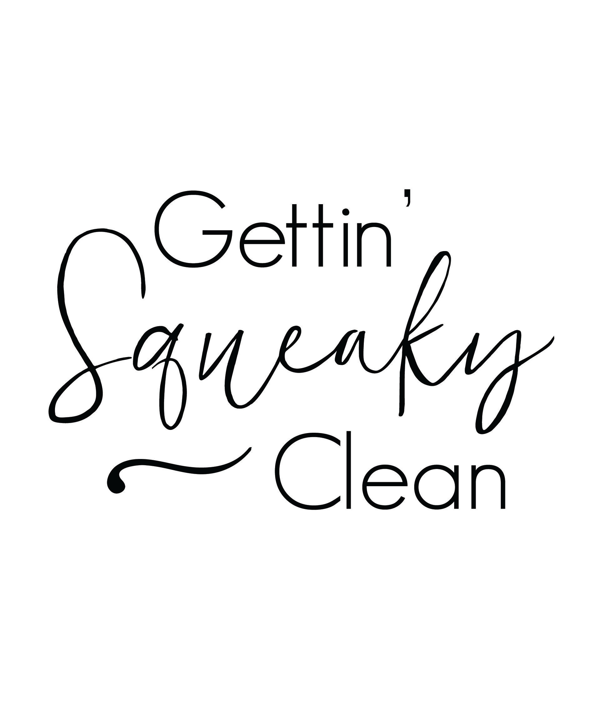 Happy Larry Getting Squeaky Clean - Textual Art Print | Wayfair.co.uk