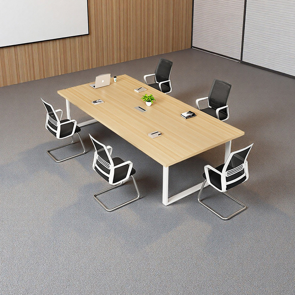 Hokku Designs Modern Spacious Office Conference Table and Chair ...