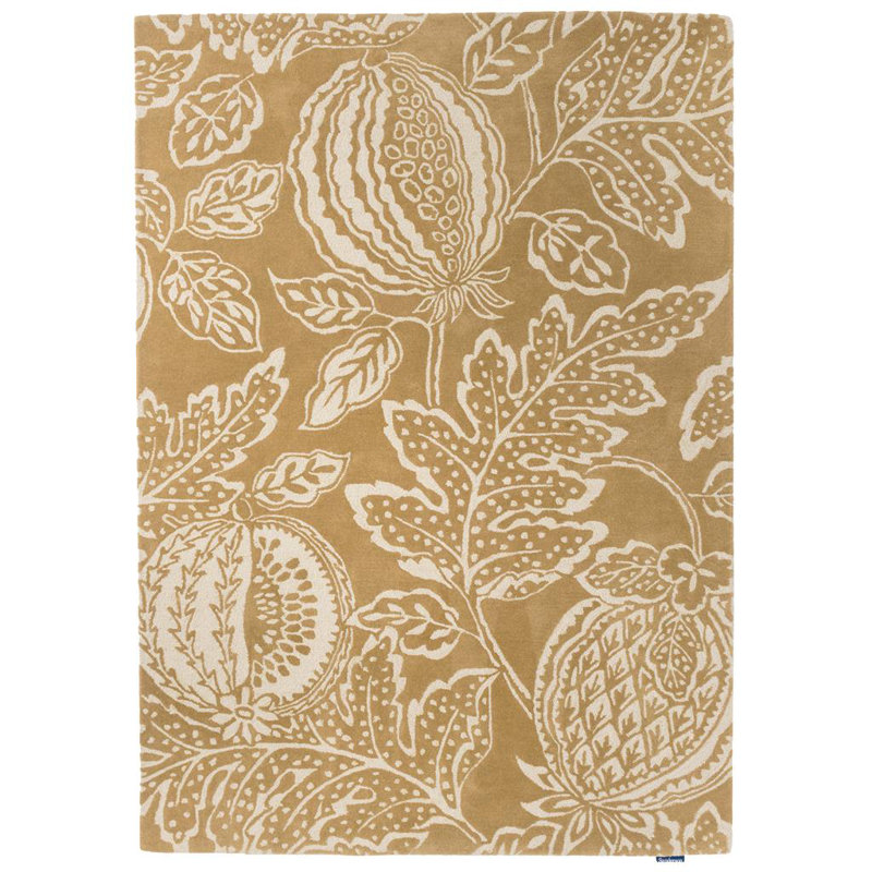 Sanderson Cantaloupe Ochre Handmade Area Rug | Wayfair.co.uk