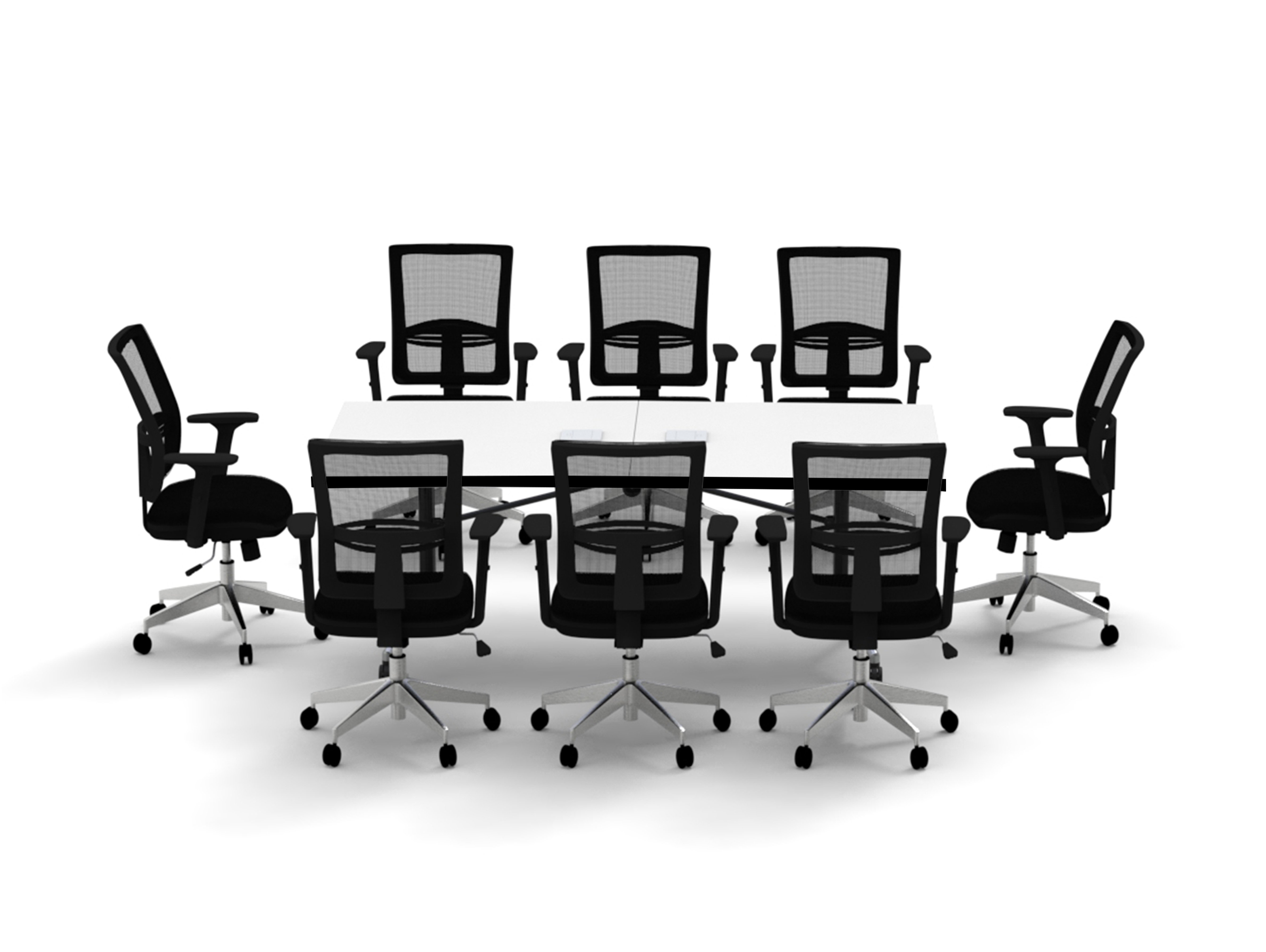 Team Tables Rectangle 8 Person Flip Top 72'' L Modular Training Table ...