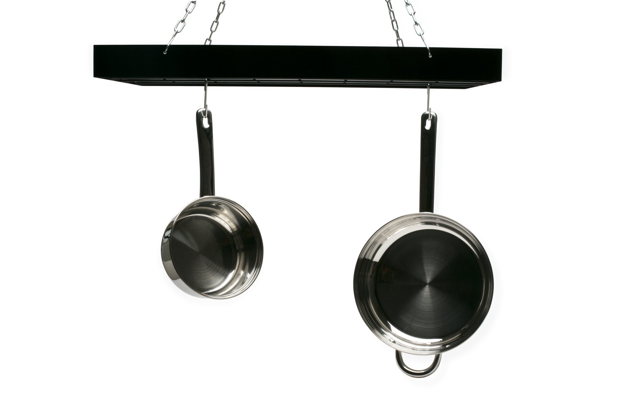 Prep & Savour Alloy Steel Rectangle Hanging Pot Rack | Wayfair