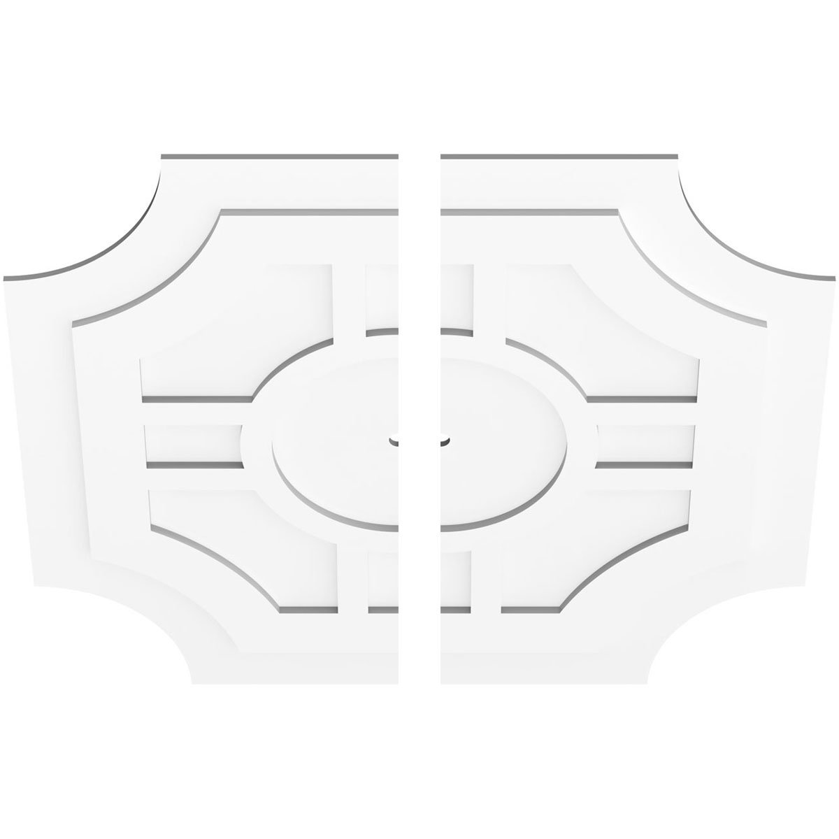 Ekena Millwork Haus Architectural Grade PVC Contemporary Ceiling ...