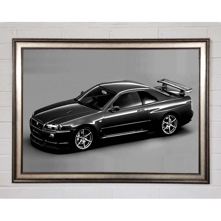 Ebern Designs Nissan Skyline Grey - Single Picture Frame Art Prints ...