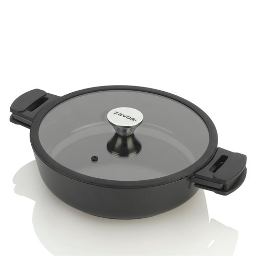 Zavor Noir Cookware Non-Stick Aluminum Saute Pan with Lid & Reviews ...