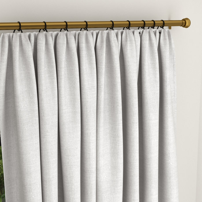 Red Barrel Studio® Artidiello Adjustable Bay Window Single Curtain Rod ...