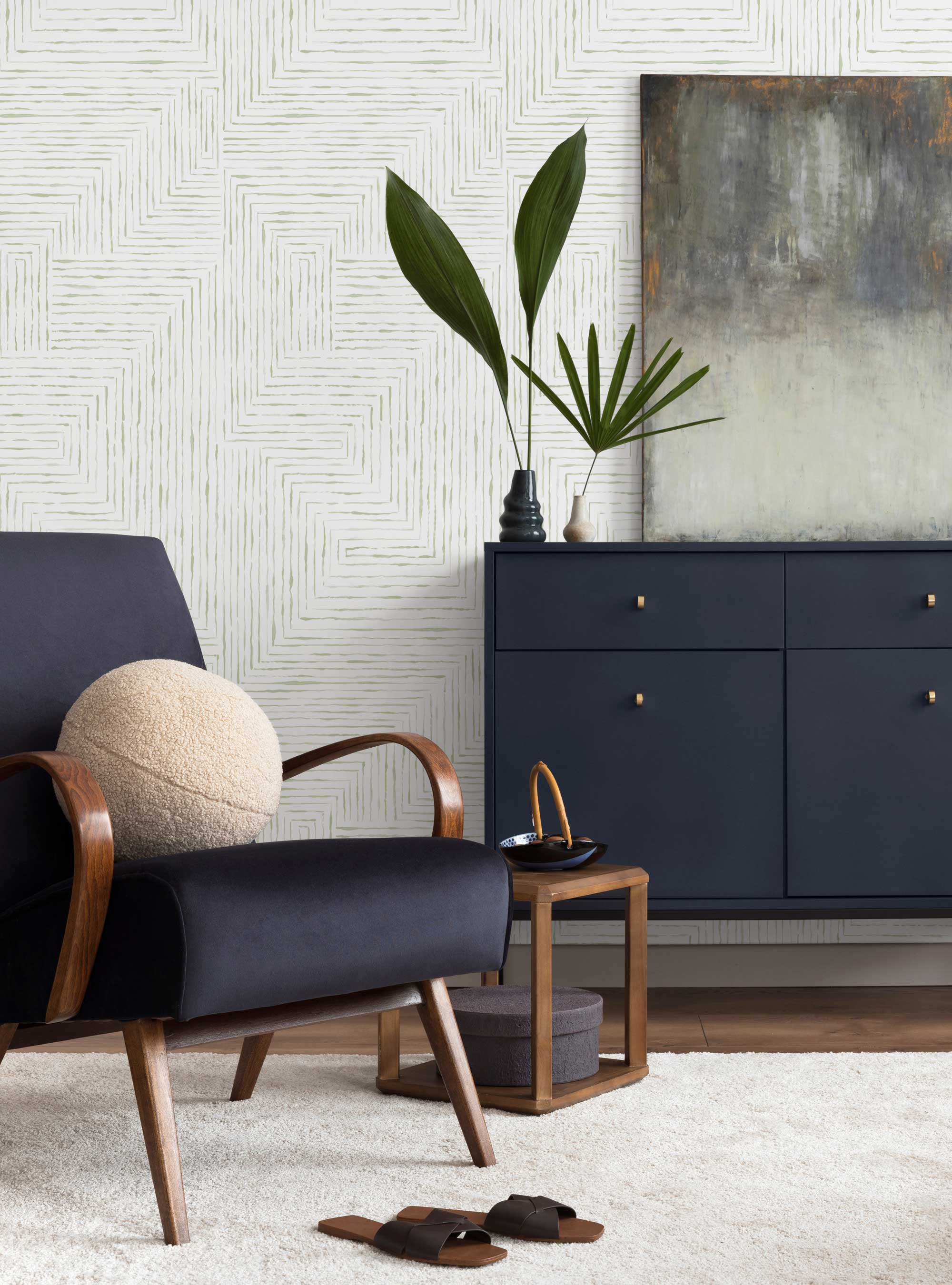 Foundry Select 18' L x 24" W Peel and Stick Wallpaper Roll | Wayfair