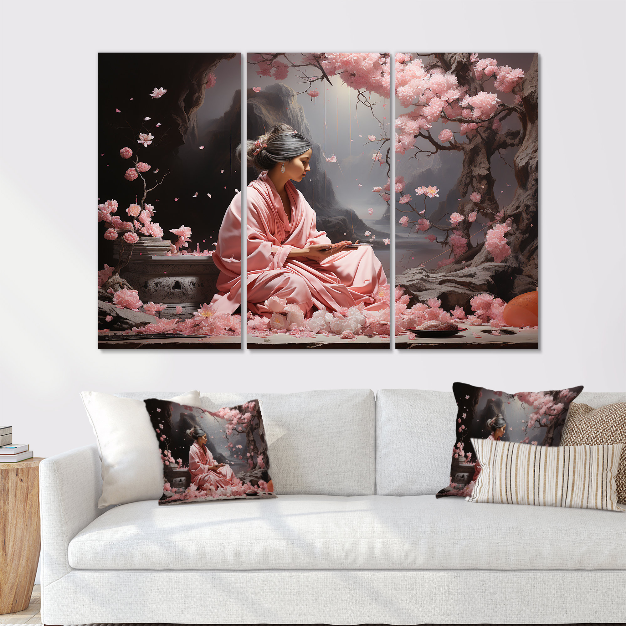 Lark Manor™ Hinduism Bhakti Blossom Blush - Hinduism Wall Decor Set ...