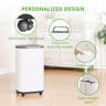 HOMEWELL Dehumidifier For Basement With Drain Hose For Auto Or Manual ...