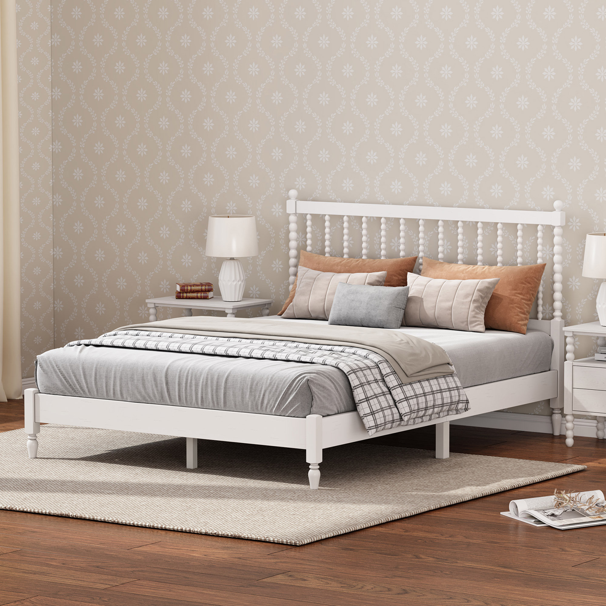 Bungalow Rose Lavdi Slat Bed | Wayfair