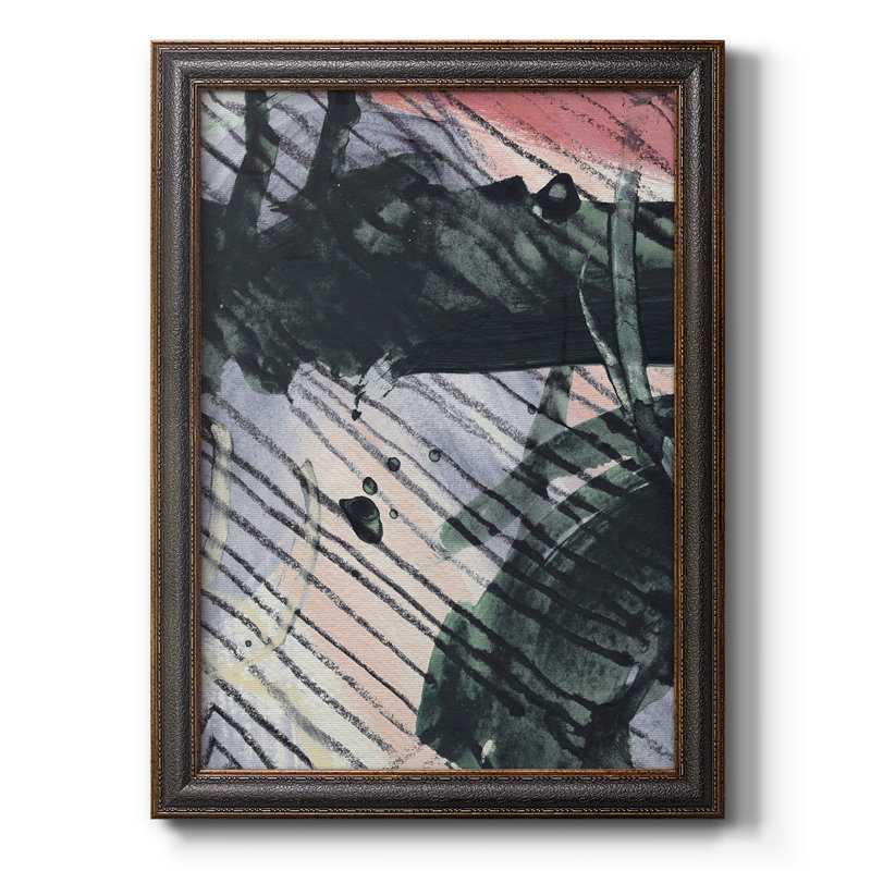 Wrought Studio Angled Spaces V Framed On Canvas Painting | Wayfair