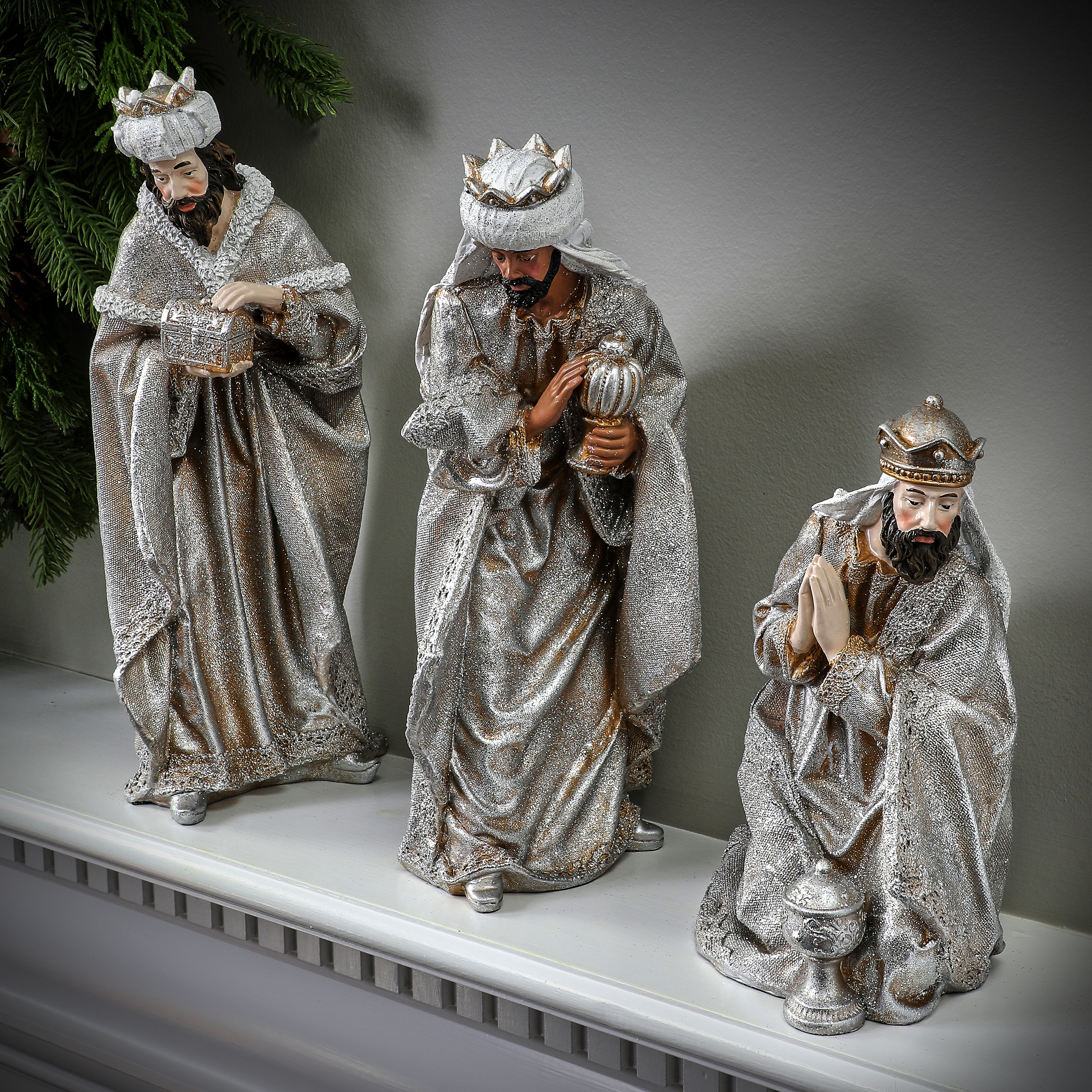 Astoria Grand 16" Resin Renaissance Three Kings | Wayfair