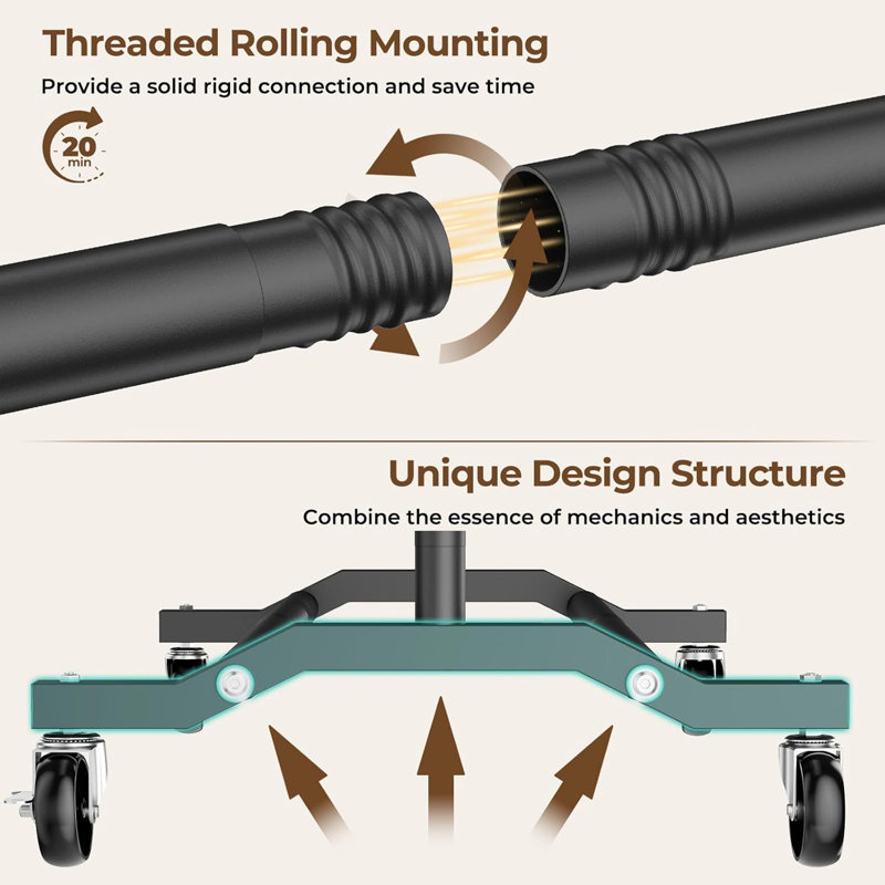 Rebrilliant Removable hanger with retractable rod | Wayfair