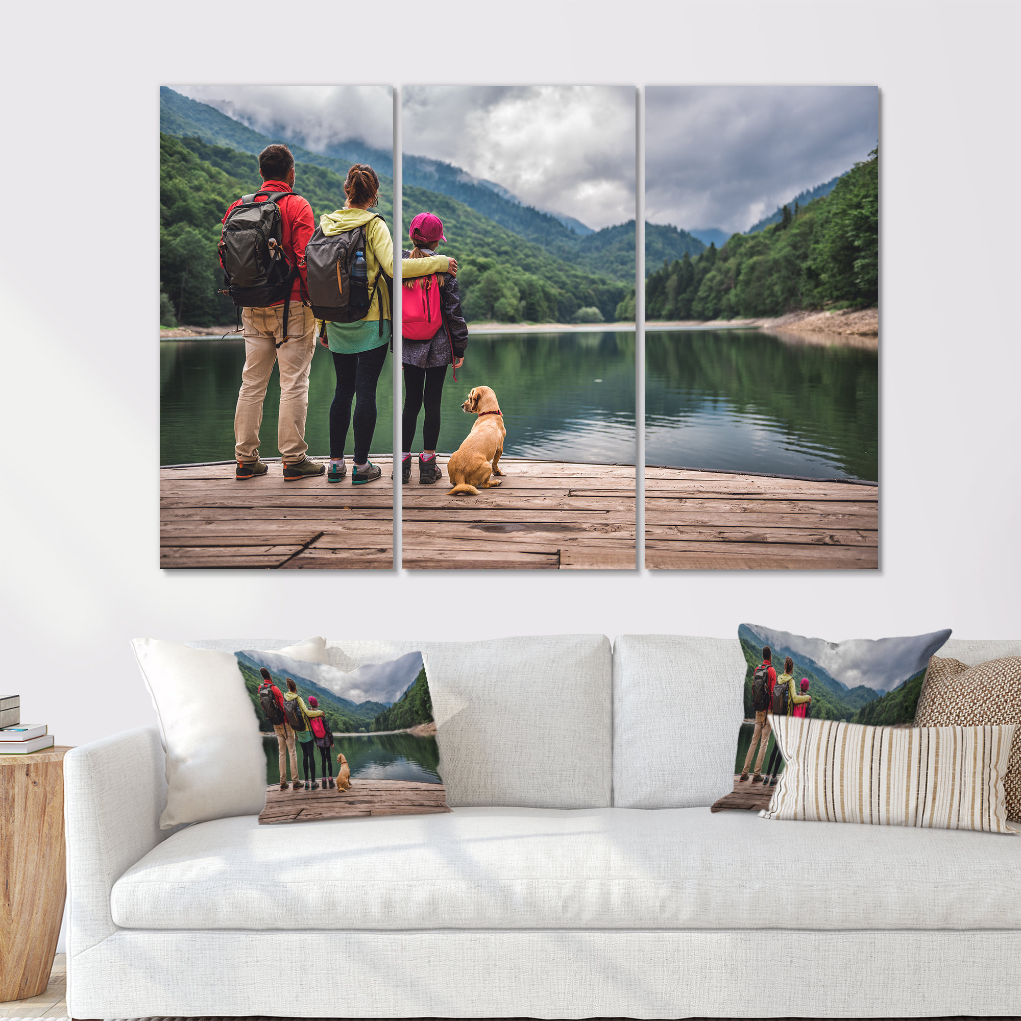 Millwood Pines Family Outing Adventure - Hiking Wall Art Print Set ...