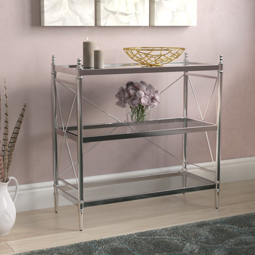 Wayfair | Chrome Glass Console Tables You'll Love in 2023