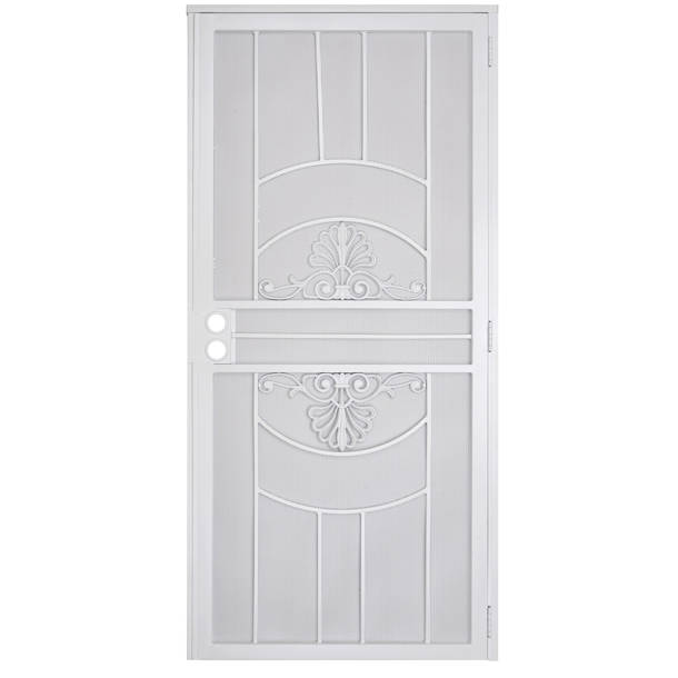 Grisham 36'' x 80'' Steel Security Screen Doors | Wayfair