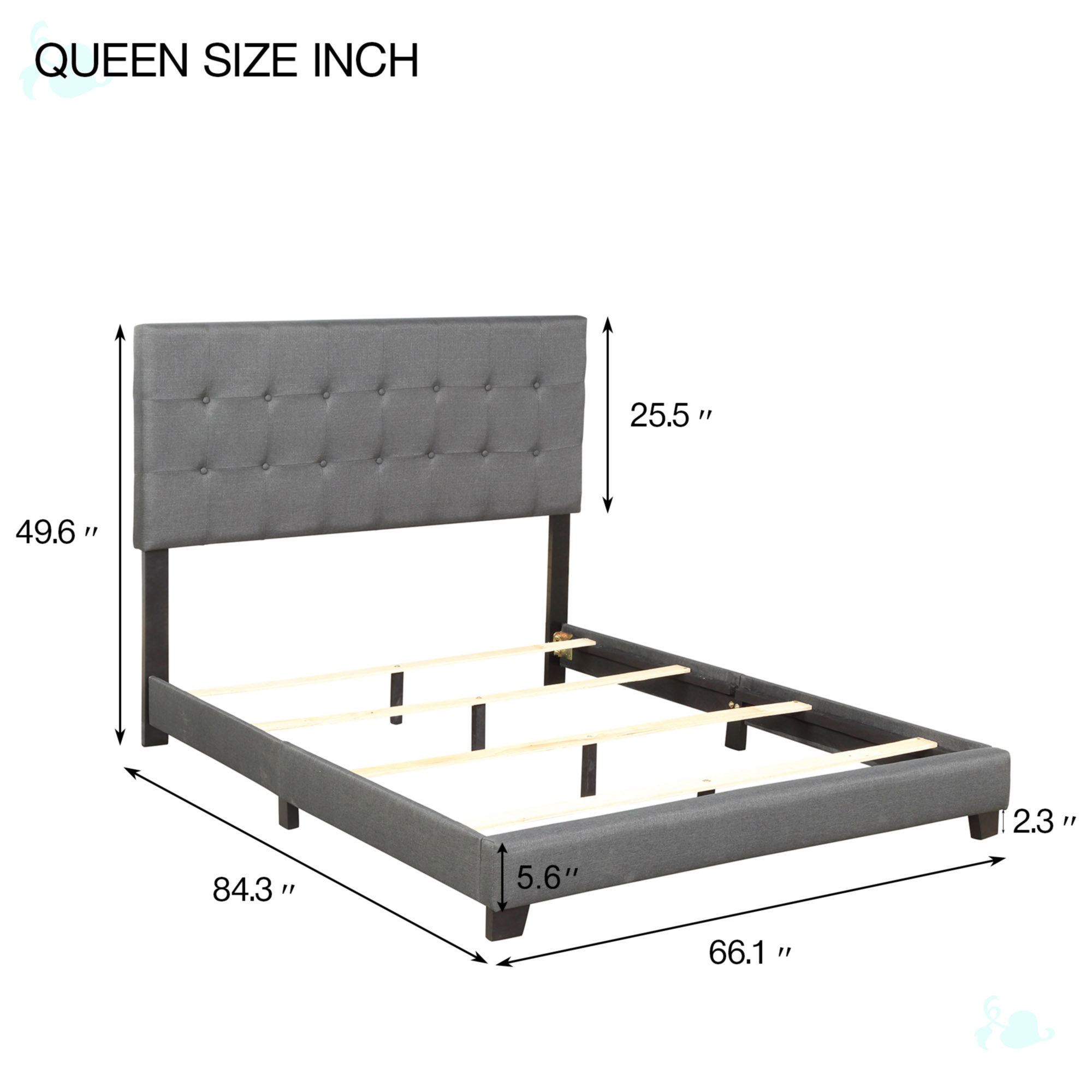 Latitude Run® Queen Low Profile Standard Bed | Wayfair