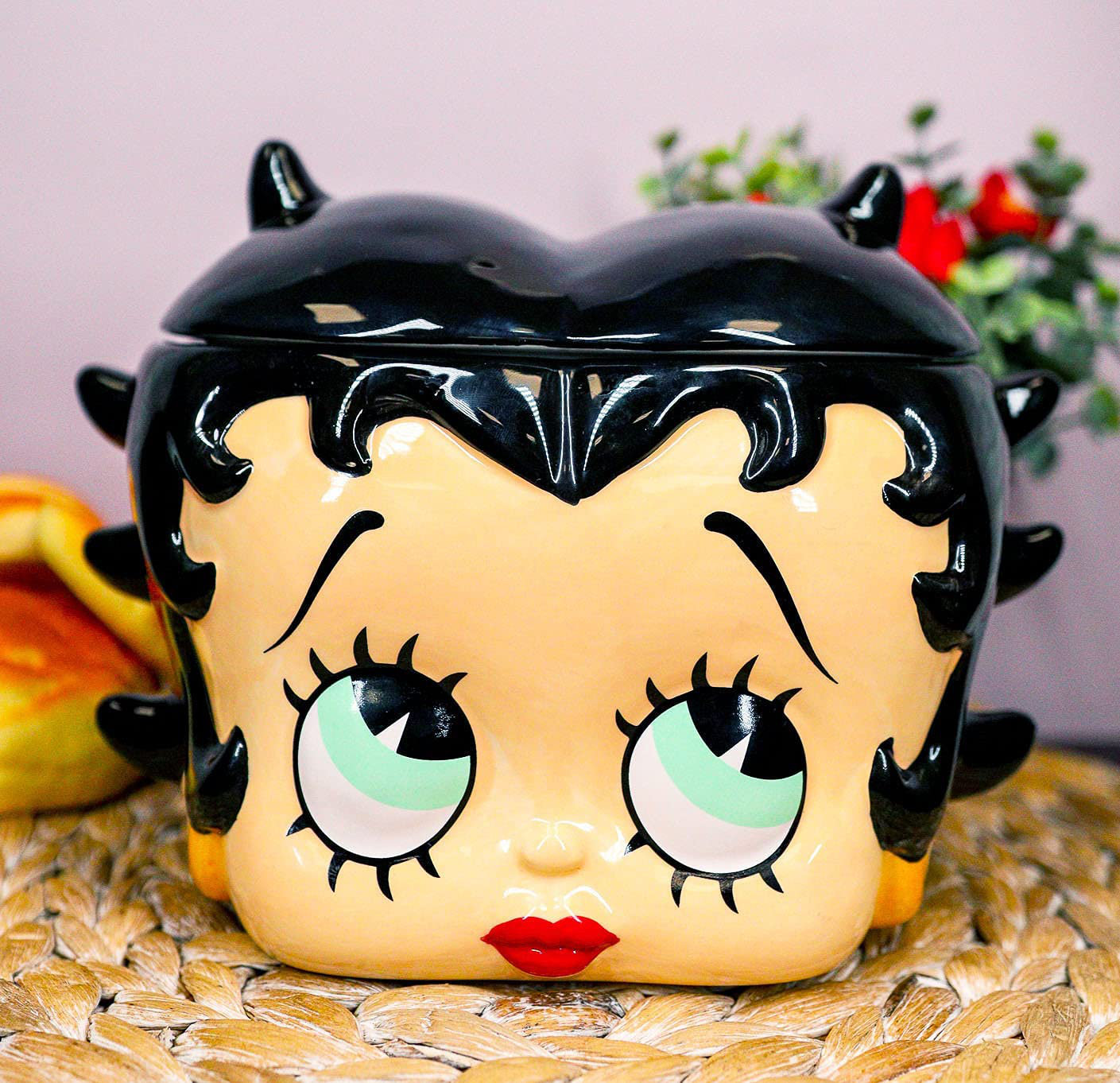 Ebros Gift Shy Betty Boop Head Ceramic Cookie Jar & Reviews | Wayfair
