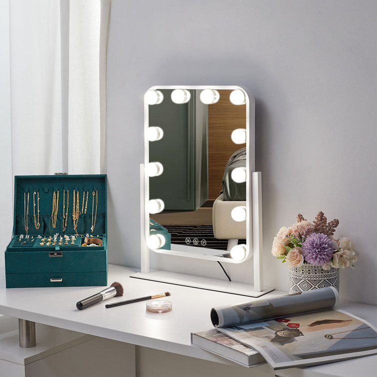 17 Stories Hollywood gorgeous led light makeup mirror | Wayfair.co.uk