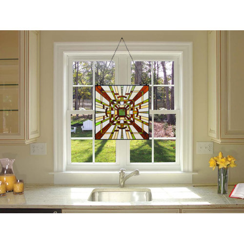 Union Rustic Abstract Window Panel | Wayfair