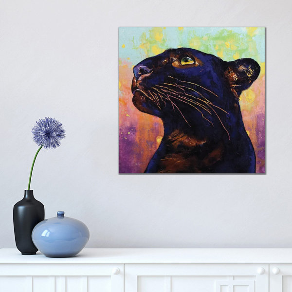 Latitude Vive Panther by Michael Creese - Wrapped Canvas Painting ...