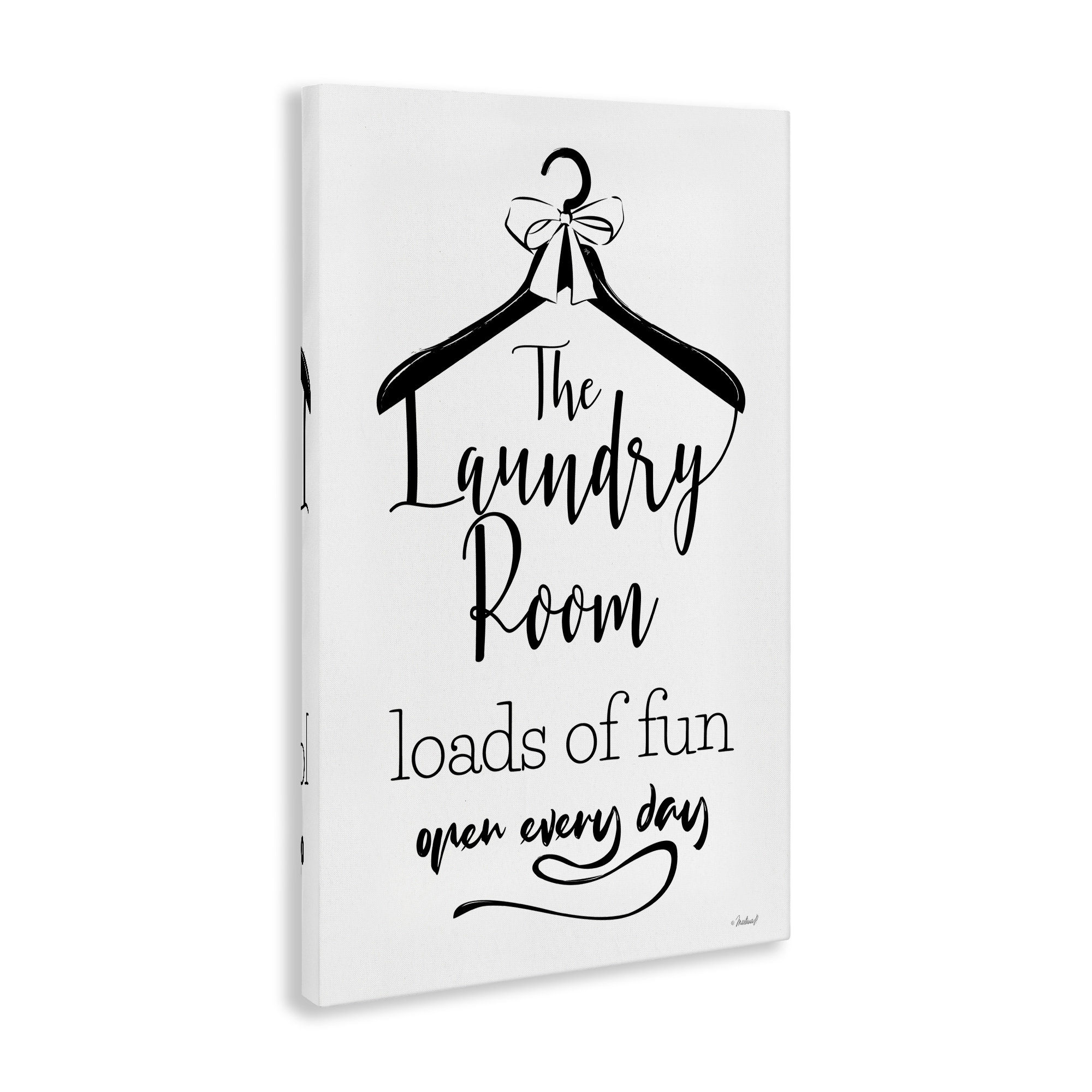 Trinx Laundry Room with Hanger Canvas Wall Art by Martina Pavlova ...