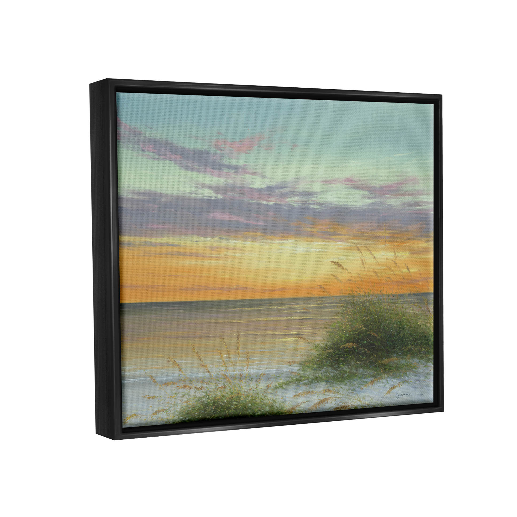 Dovecove Coastal Reeds Sunset Beach Shore by Martin Figlinski - Floater ...
