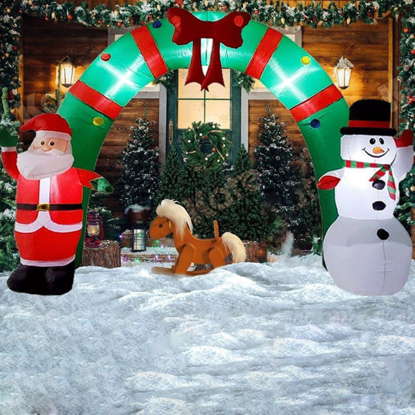 The Holiday Aisle® PMU Christmas - Holiday Inflatable Decorations 6ft ...