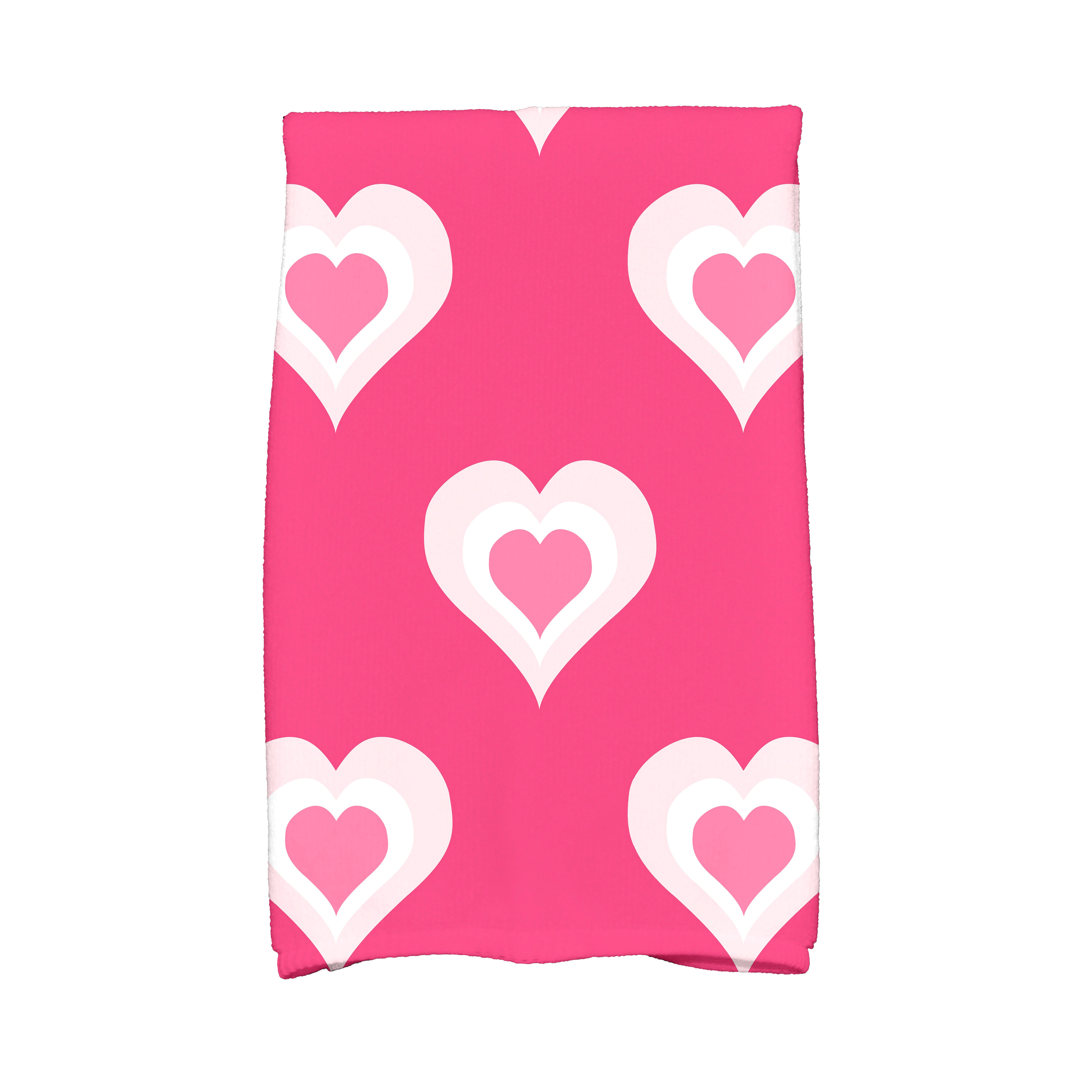The Holiday Aisle® Love is in the Air Valentine Print Hand Towel ...
