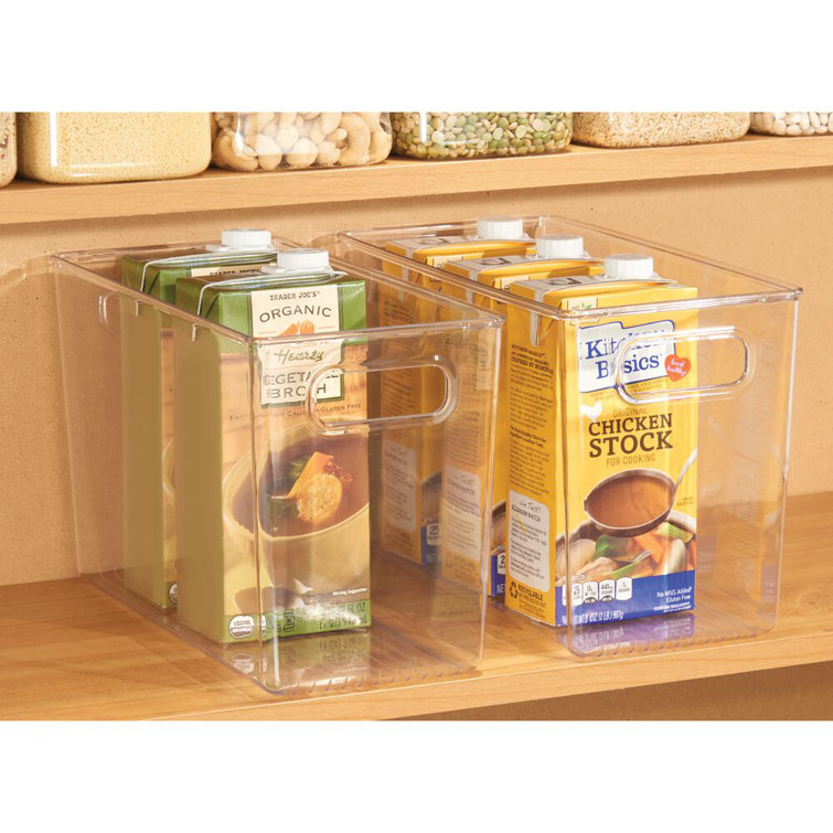mDesign Plastic Bin Set | Wayfair