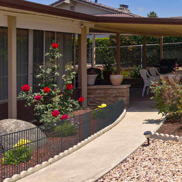 YITAHOME 1 ft. H x2 ft. W Metal Fence Panel | Wayfair