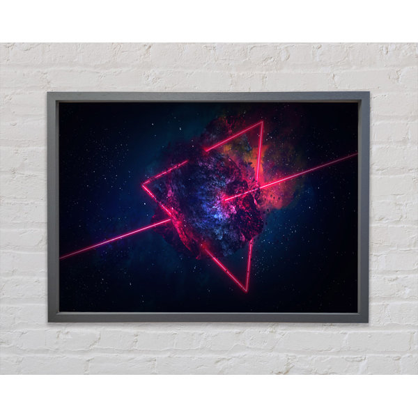 Ebern Designs Triangle In Space - Single Picture Frame Art Prints on ...