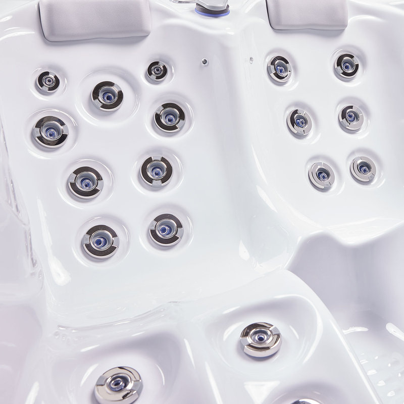 Bueno Spa Buenospa Atlanta 3-Person 37-Jets Acrylic Hot Tub with Cover ...