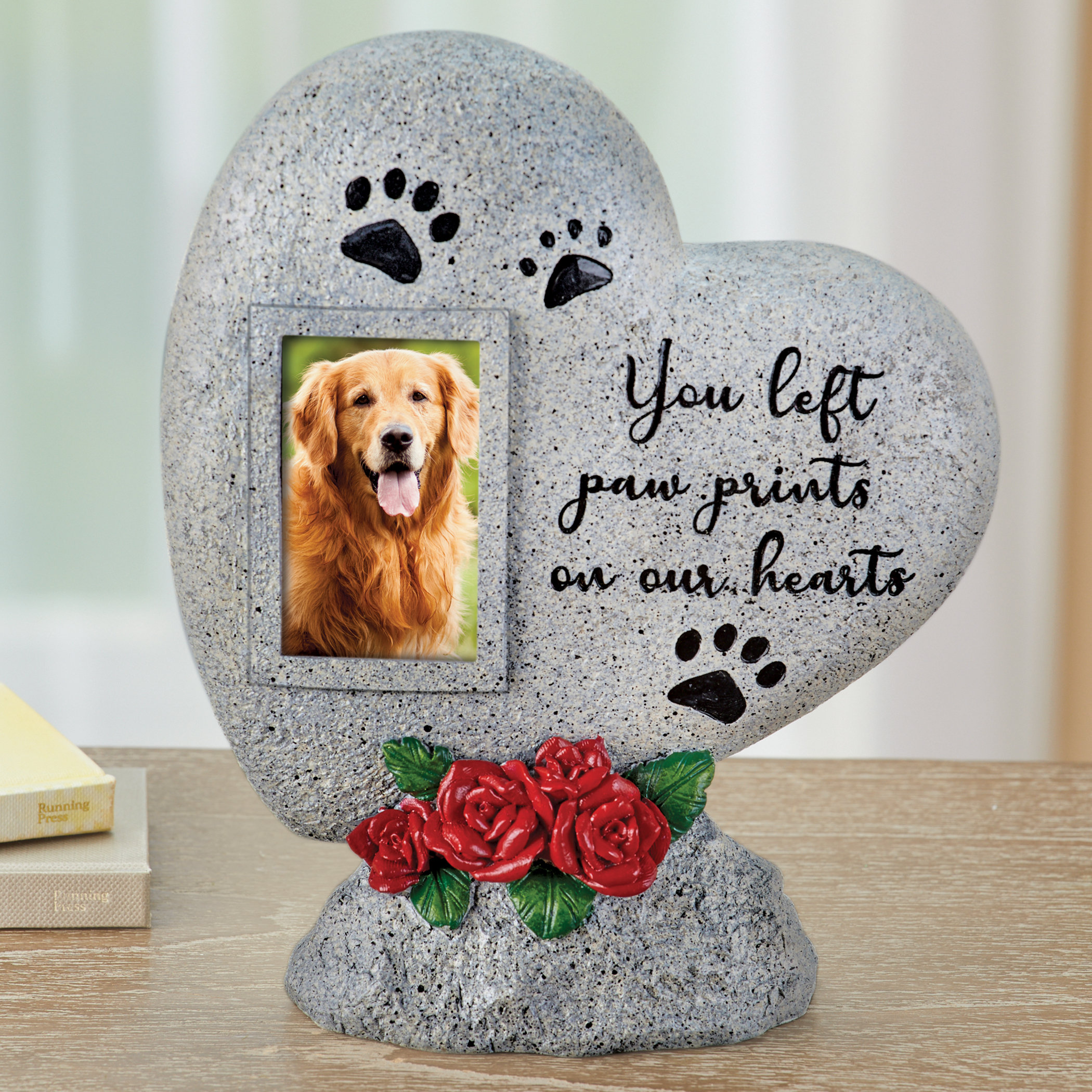 Arlmont & Co. Rhetta Plastic Animals Memorial Plaque/Stone | Wayfair