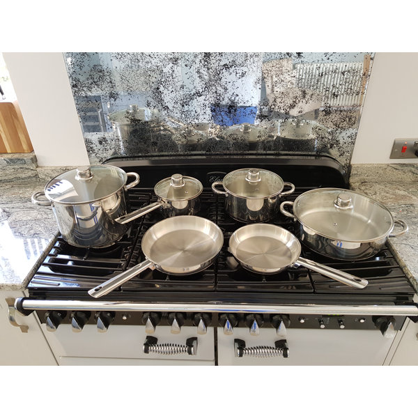 Capital Homeware 10 - Piece Stainless Steel Cookware Set | Wayfair.co.uk