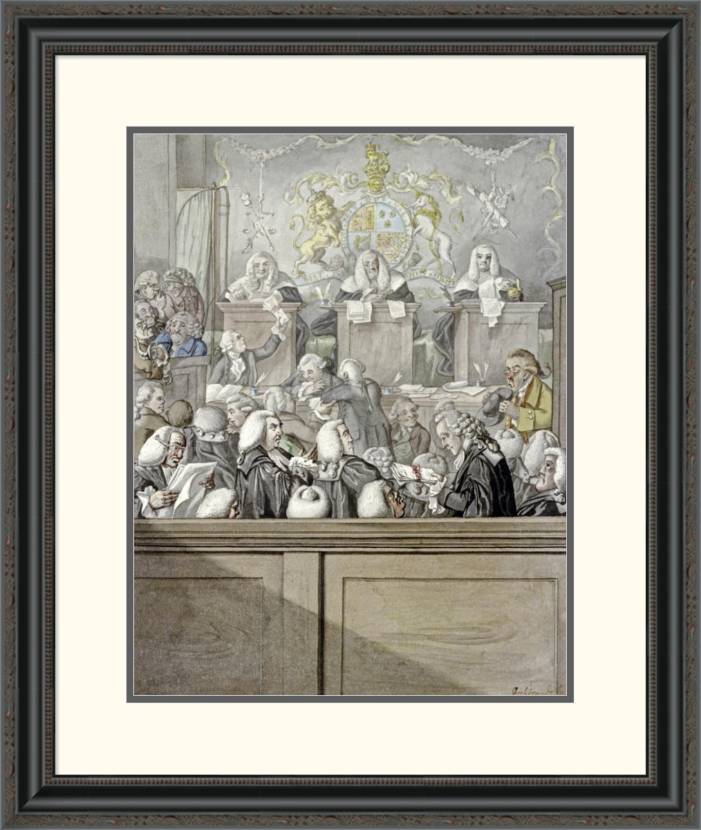 Global Gallery 'The Lawyers All Alive in Westminster Hall' by Robert ...