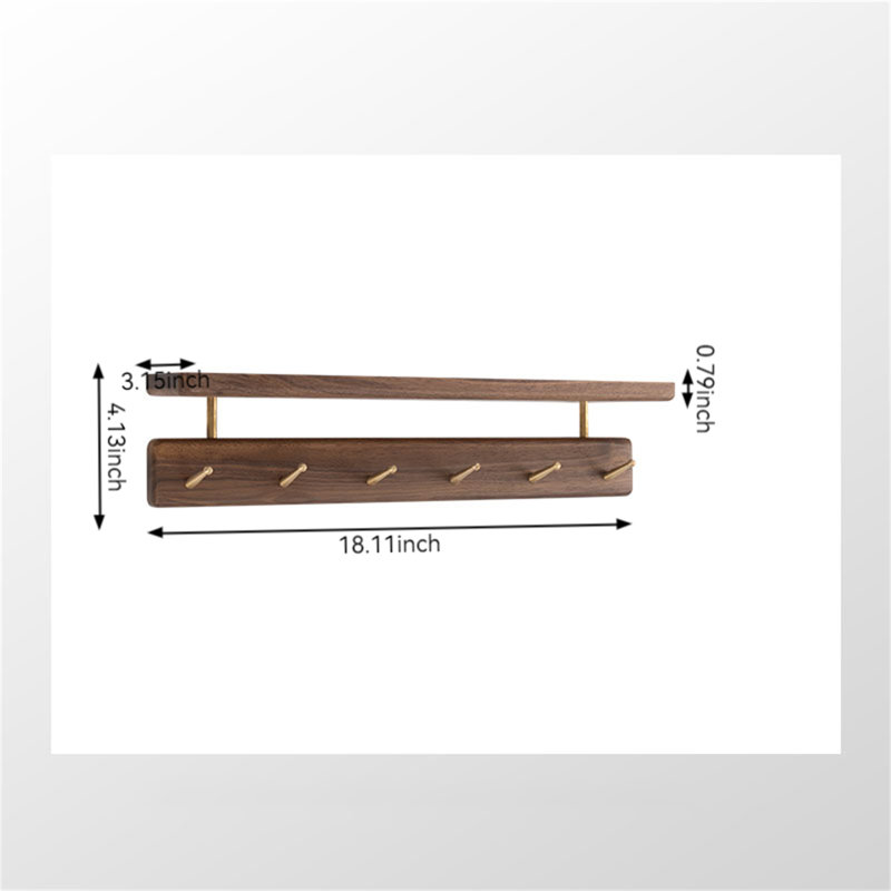 Rebrilliant Raqwan Freestanding 6 - Hook Wall Mounted Coat Rack | Wayfair