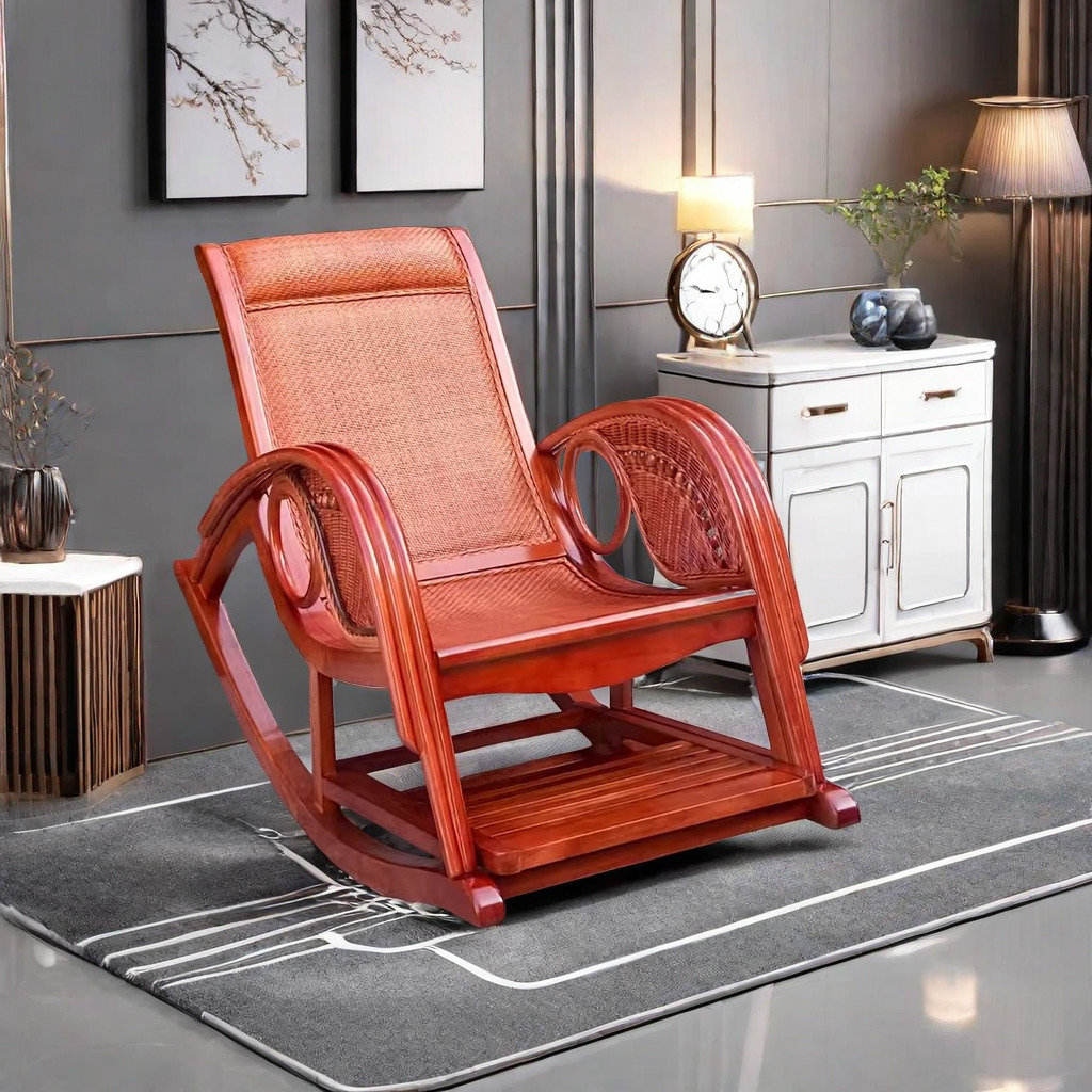 SUPROT Beautifully carved rocking chair - Wayfair Canada