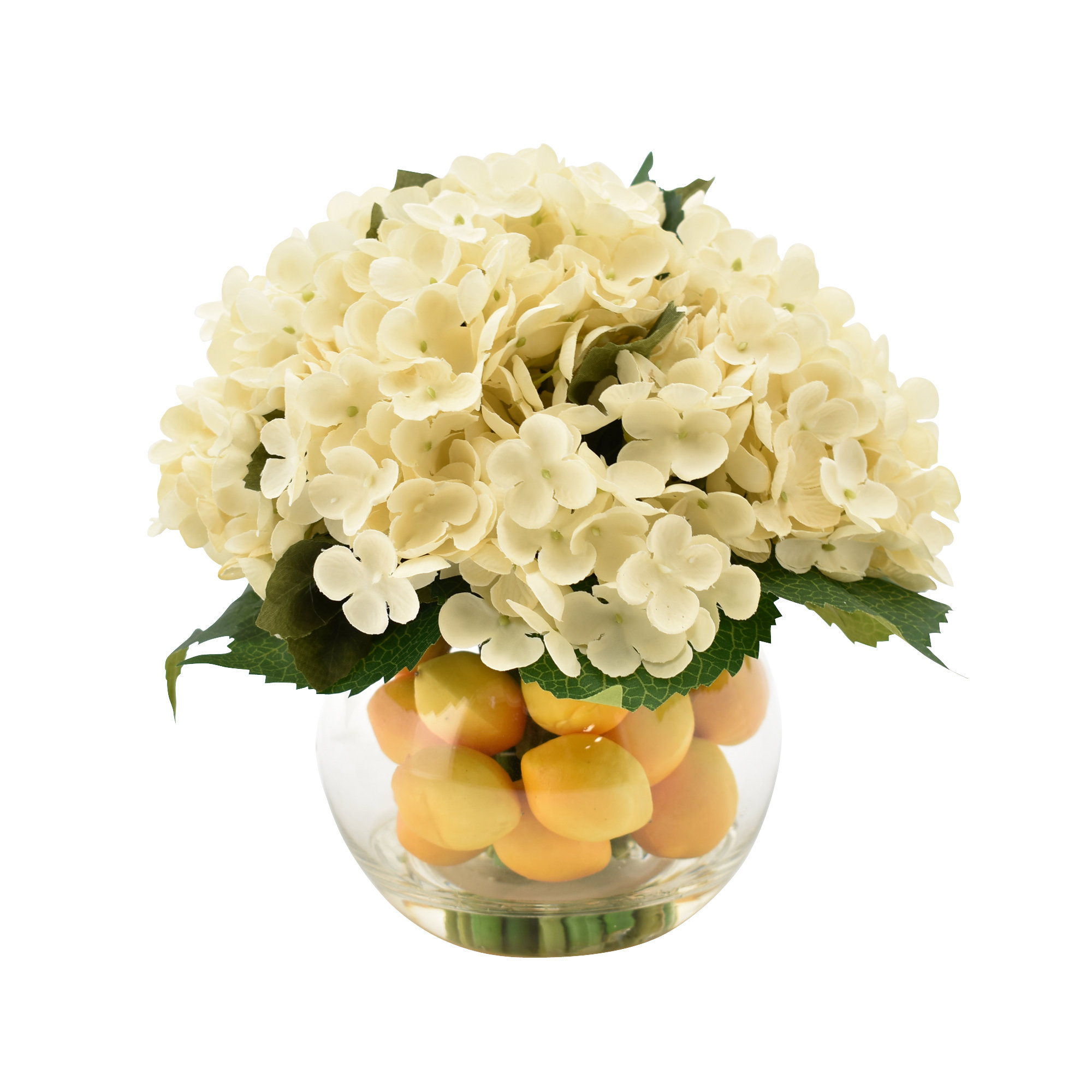 Creative Displays, Inc. Faux Hydrangea Centerpiece in Decorative Vase ...