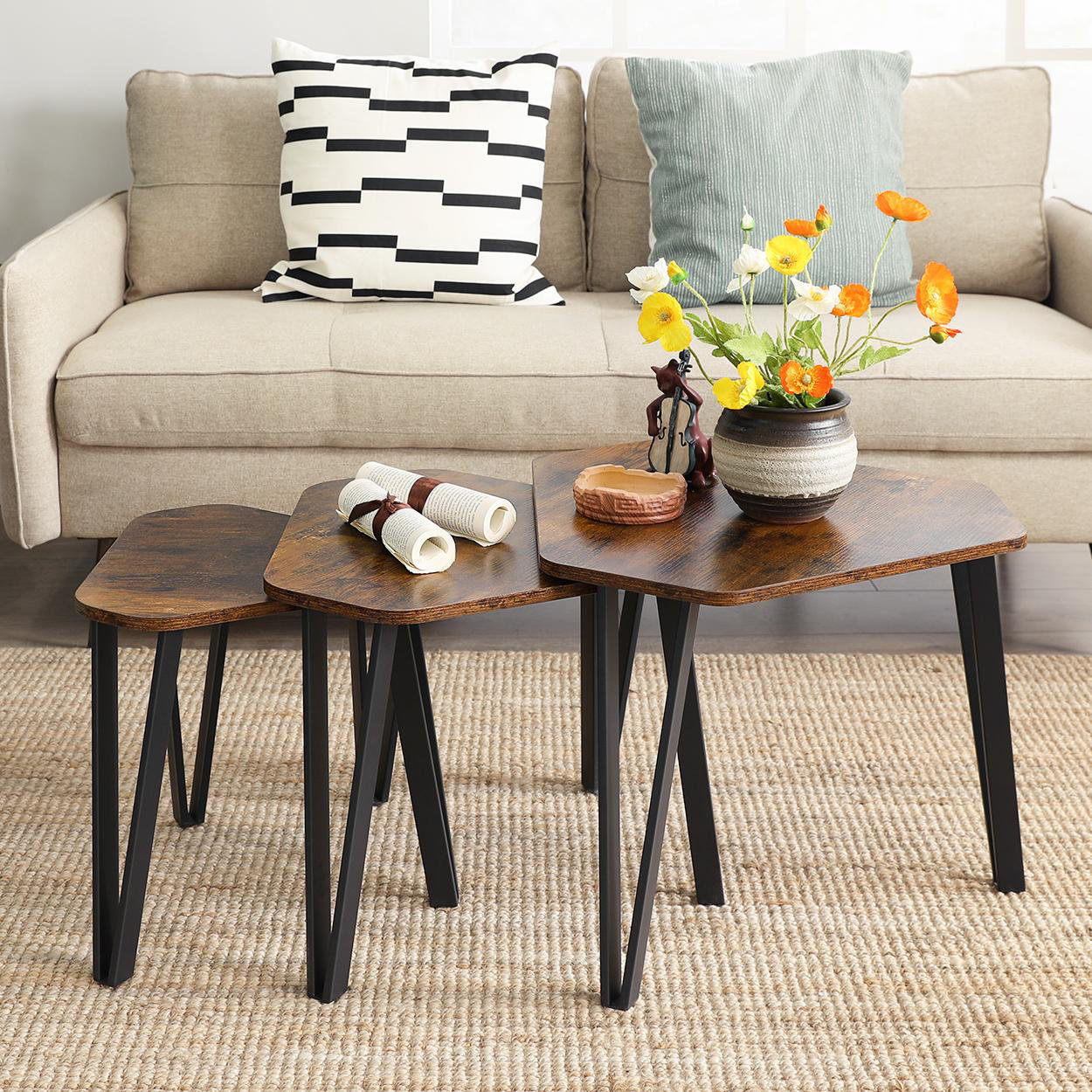 17 Stories Vernardo Nesting Tables & Reviews - Wayfair Canada