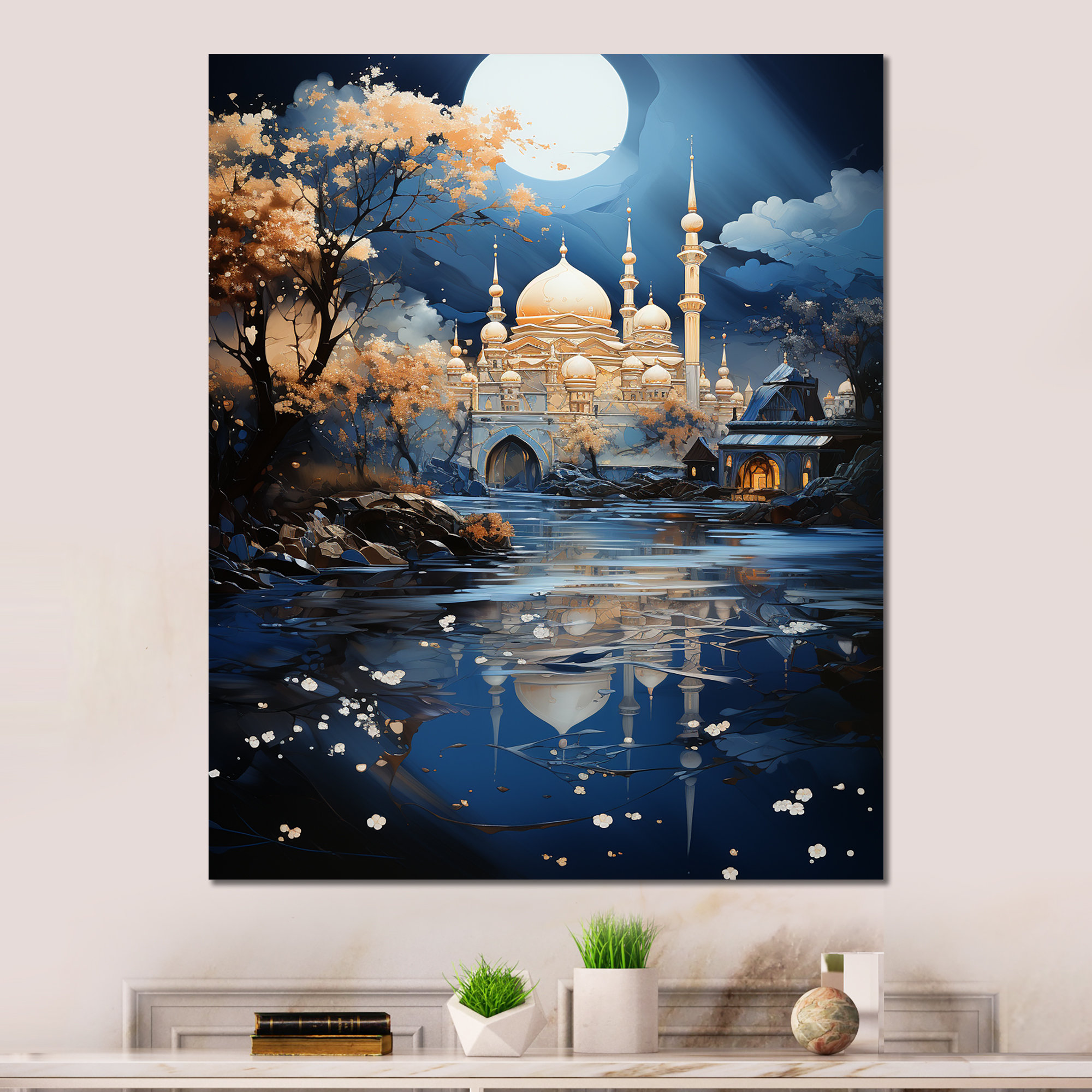 Latitude Run® Islam Masjid Serenity Mosque I - African Art; Islam Metal ...