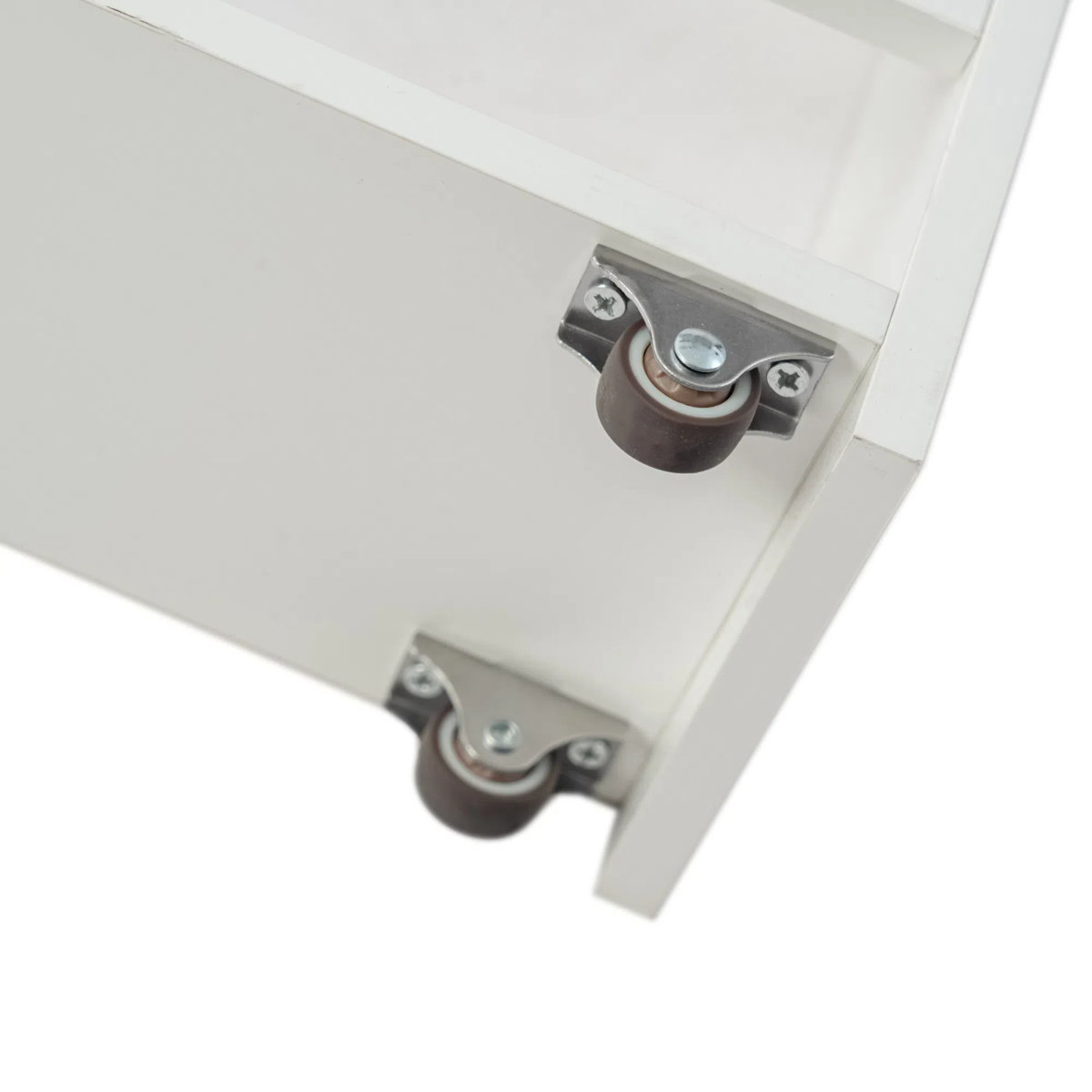 SYMYLIFE 4 Tier Narrow Utility Cart With Wheels, Slim Rolling Storage ...