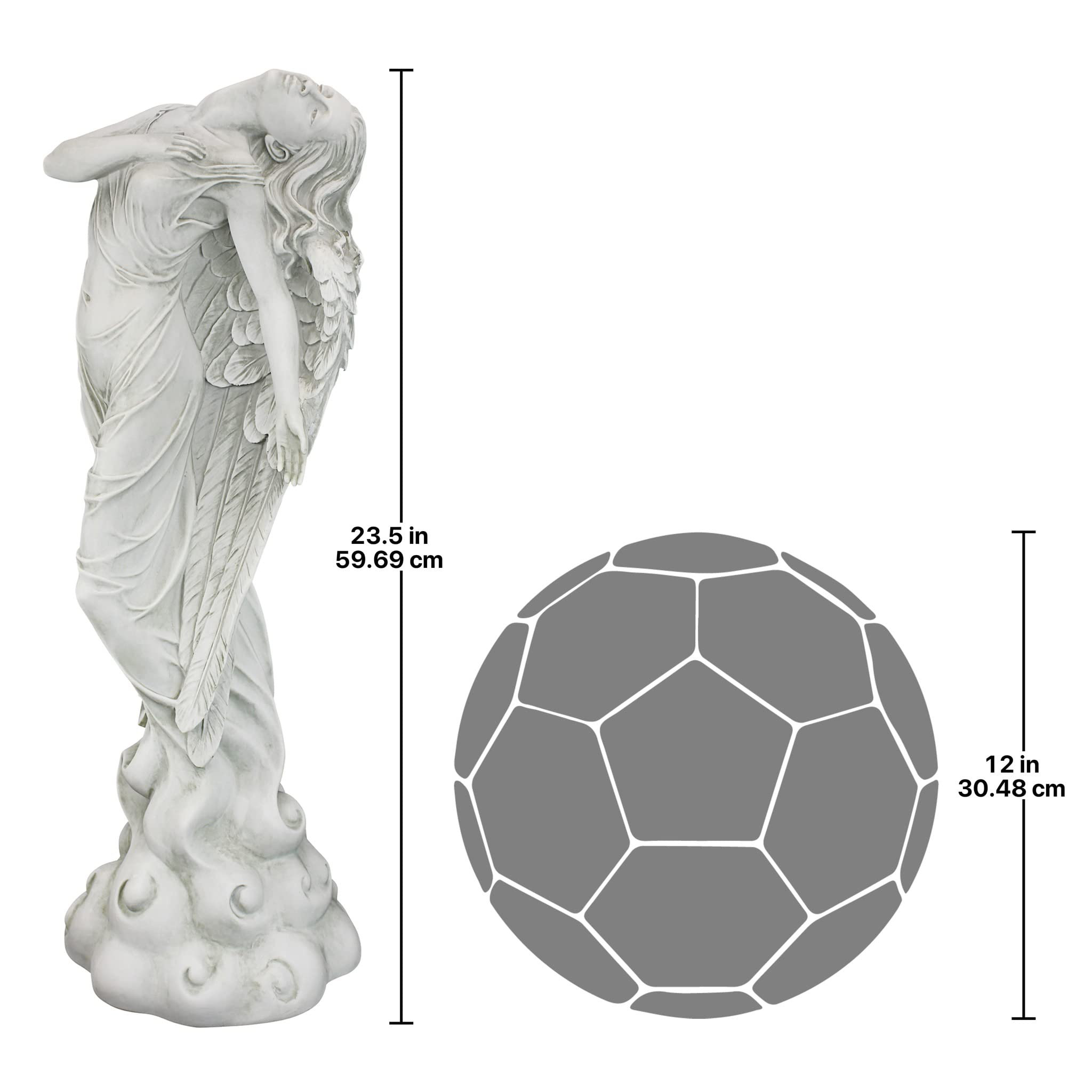 Lark Manor™ Elegant Ascending Angel Statue: A Perfect Combination Of ...