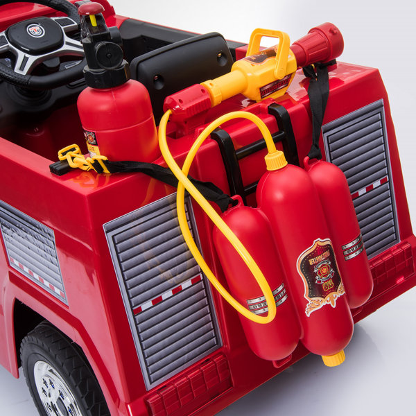 Blazin' Wheels 12 Volt Battery Operated Fire Truck & Reviews | Wayfair
