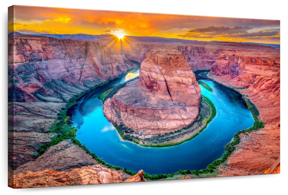 Millwood Pines Alvord Magic Horseshoe Bend | Wayfair