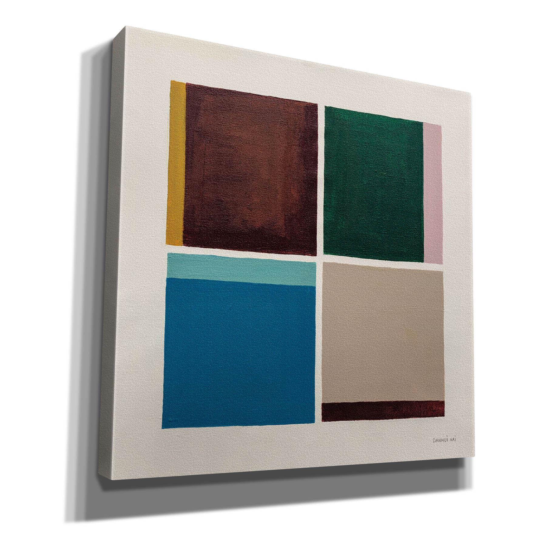 Brayden Studio® 'Quadrants' by Danhui Nai Canvas Wall Art | Wayfair